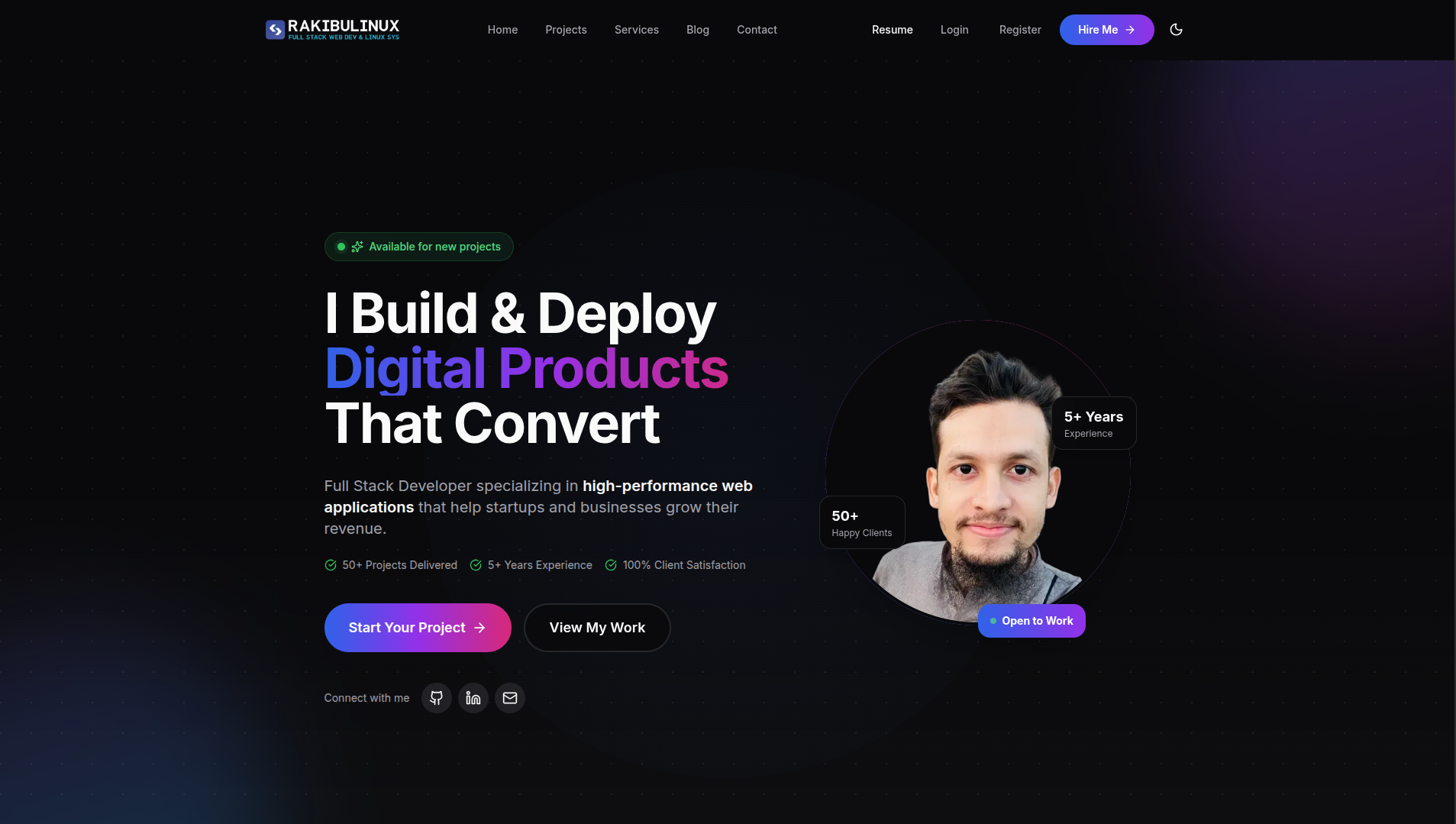 MD Rakibul Islam Rakib | Full Stack Developer, DevOps Engineer & Linux Admin